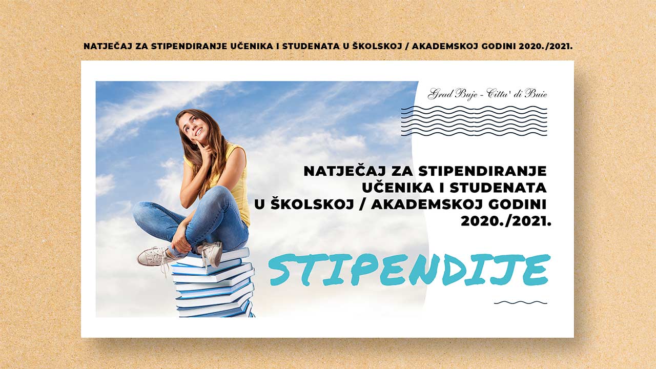 Natječaj za stipendiranje učenika i studenata u školskoj / akademskoj godini 2020./2021.